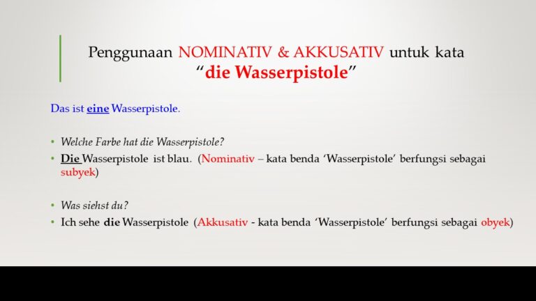 KASUS NOMINATIV, AKKUSATIV & DATIV – TimO Institut KASUS NOMINATIV, AKKUSATIV & DATIV – TimO Institut